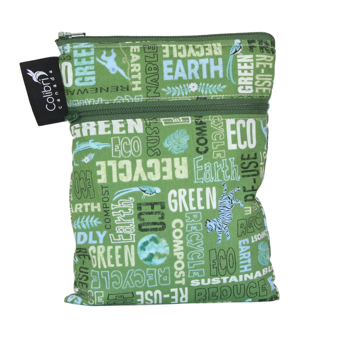 Earth Mini Double Duty Wet Bag – Colibri Canada